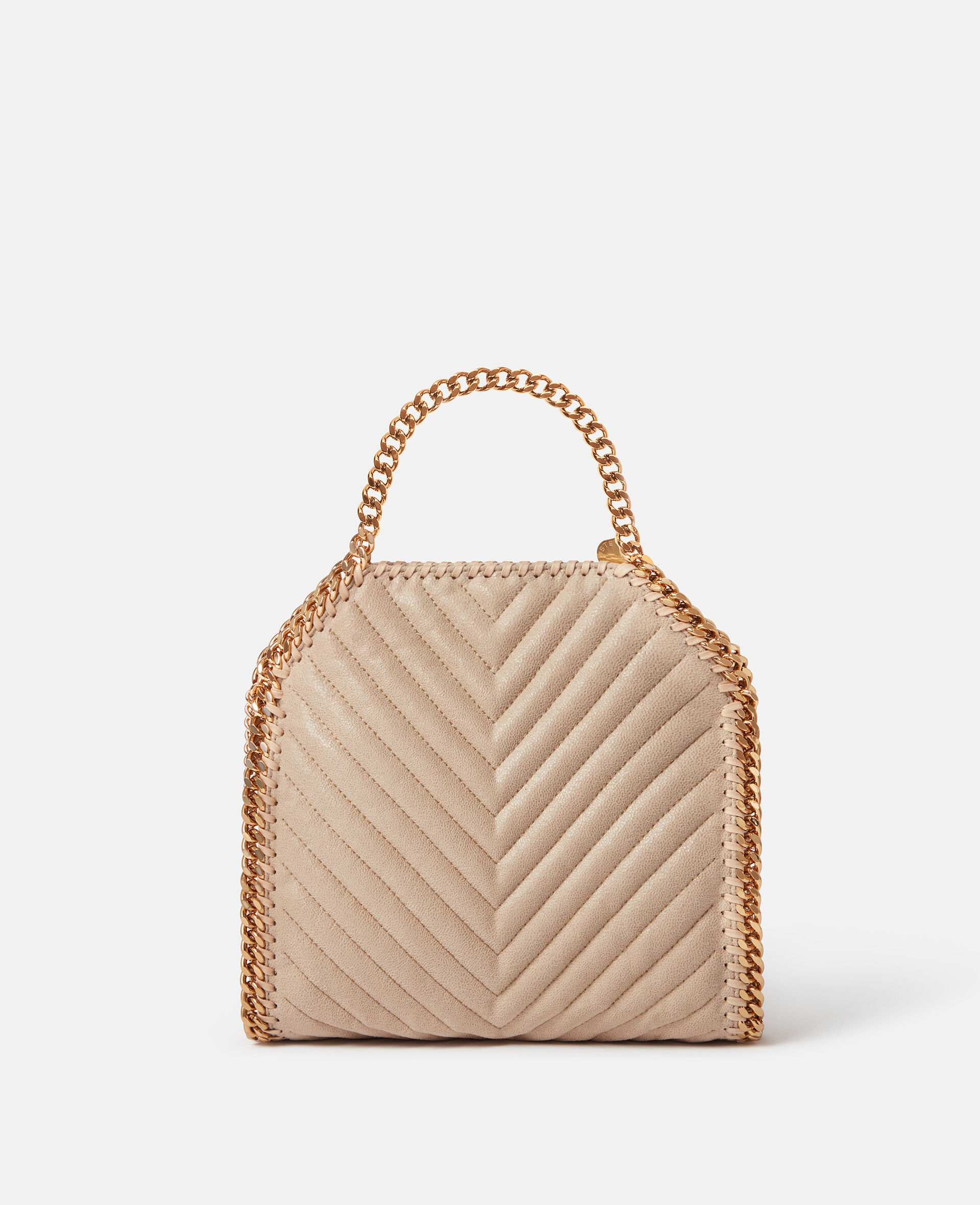 Falabella Chevron Quilted Mini Tote Bag - Stella McCartney US