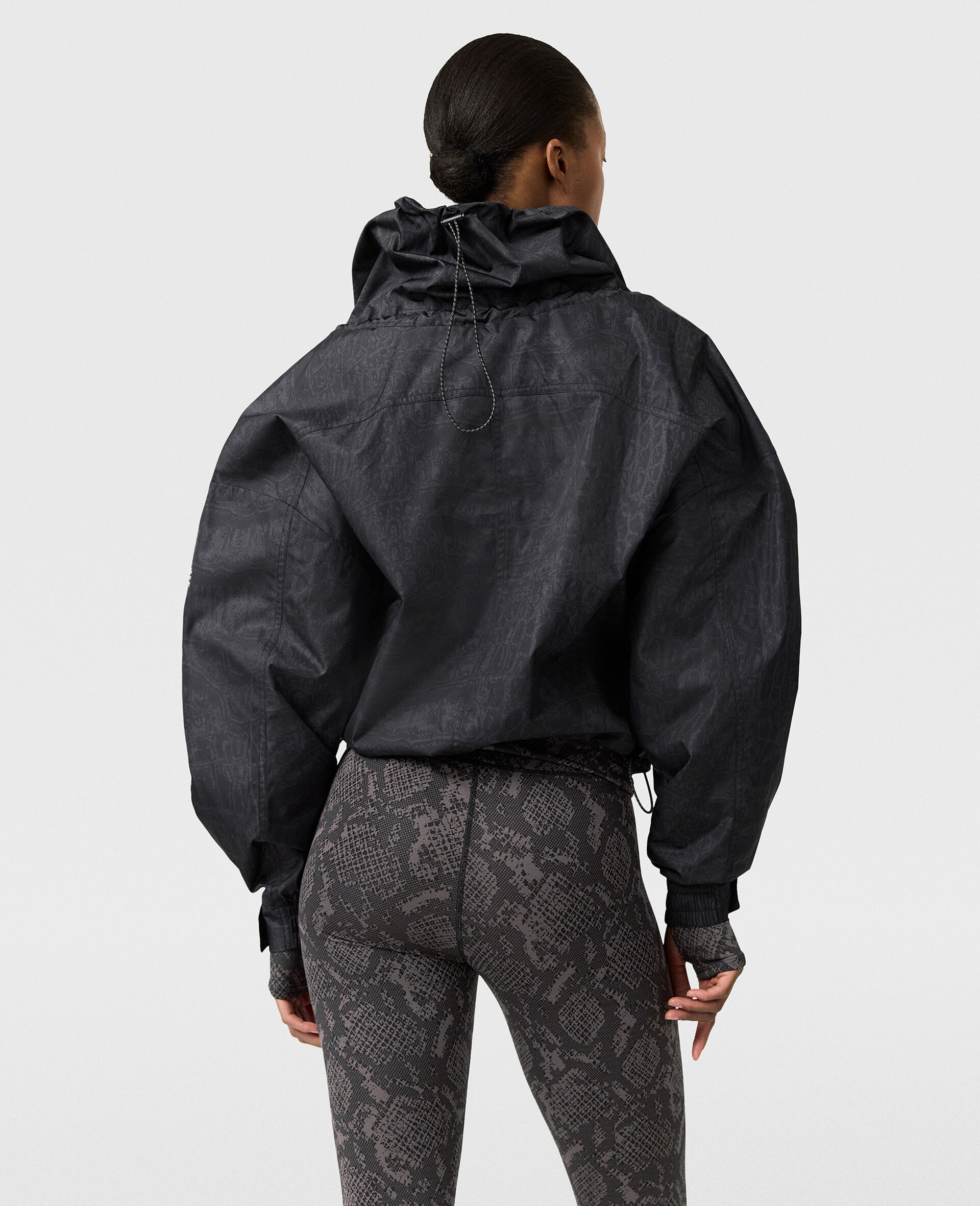 High-Neck Hooded Jacket - Stella McCartney US