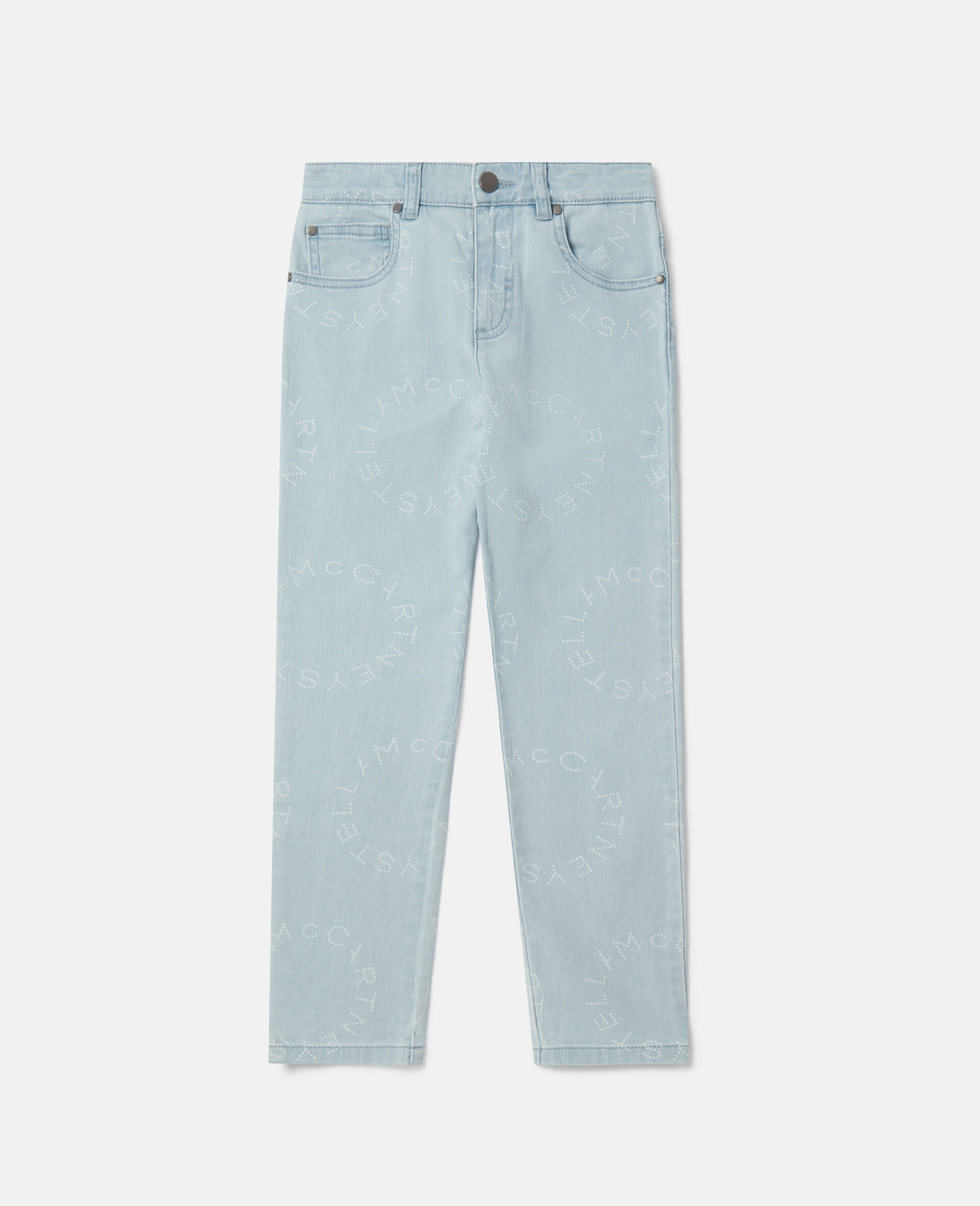 Medallion Logo Straight Leg Jeans - Stella McCartney US