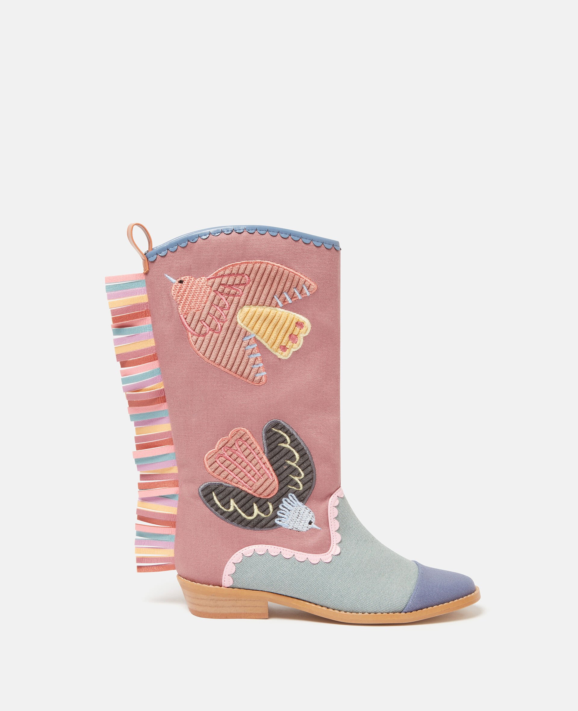 Dove Embroidered Western Boots - Stella McCartney US