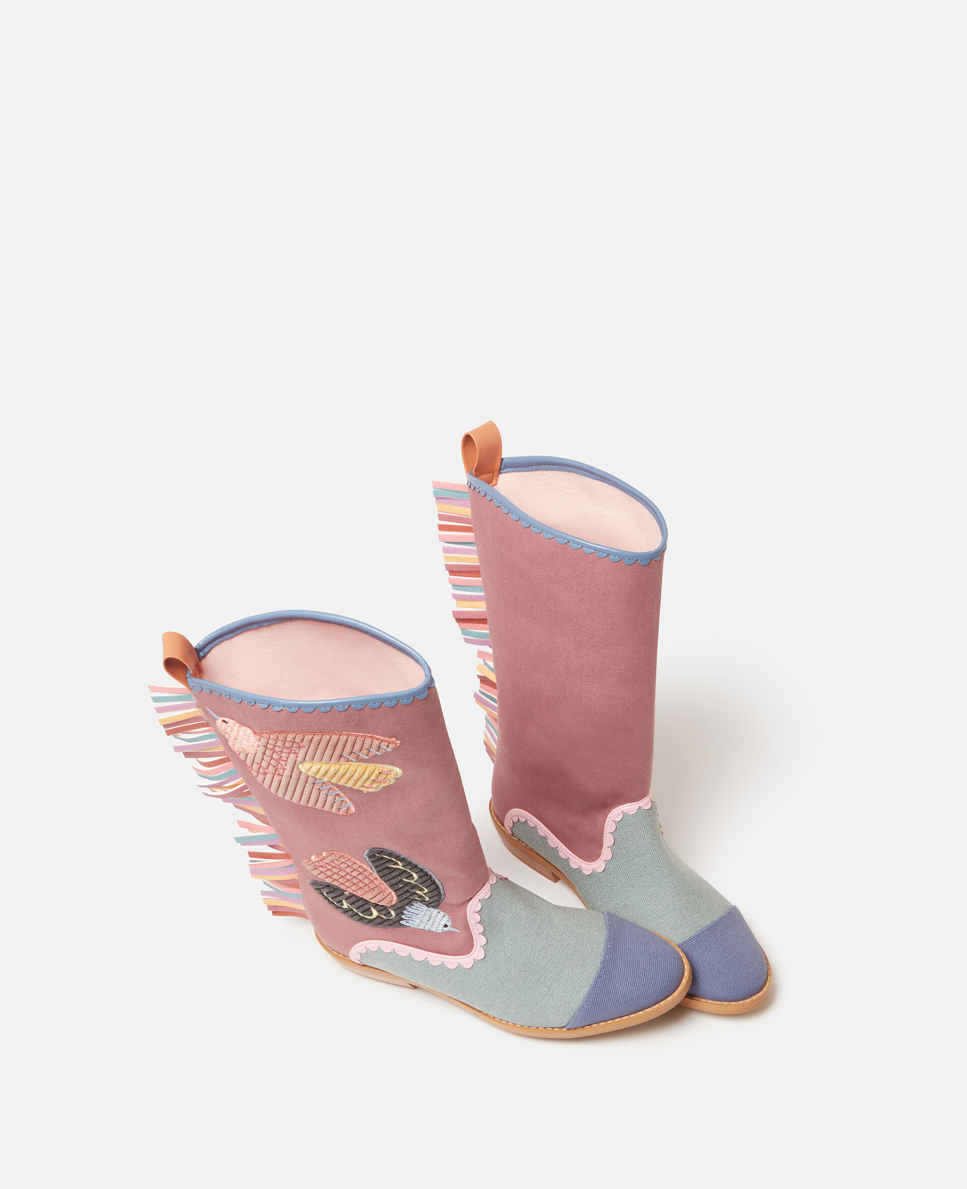 Dove Embroidered Western Boots - Stella McCartney US