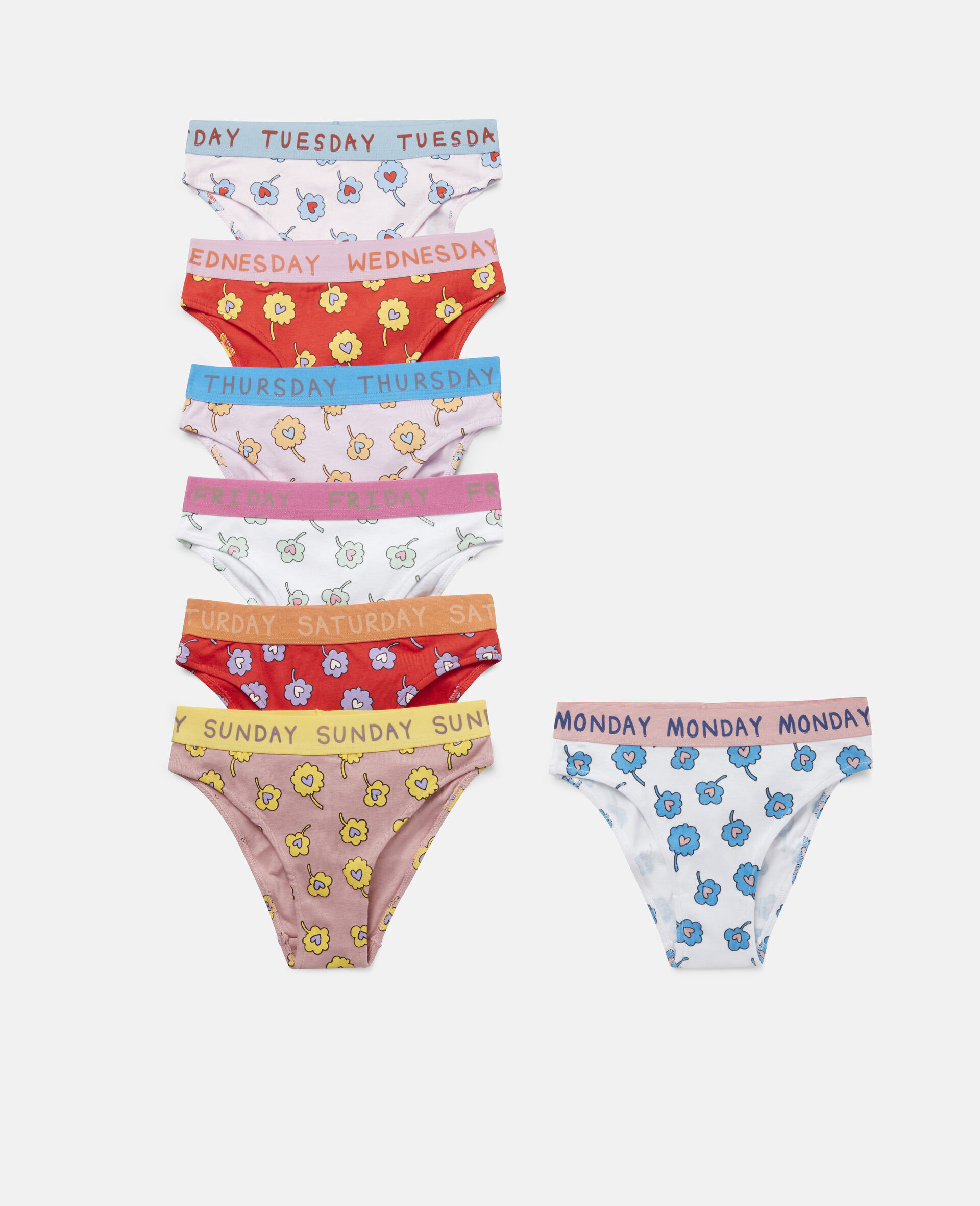 7 Pack Of Star Pattern Briefs - Stella McCartney US