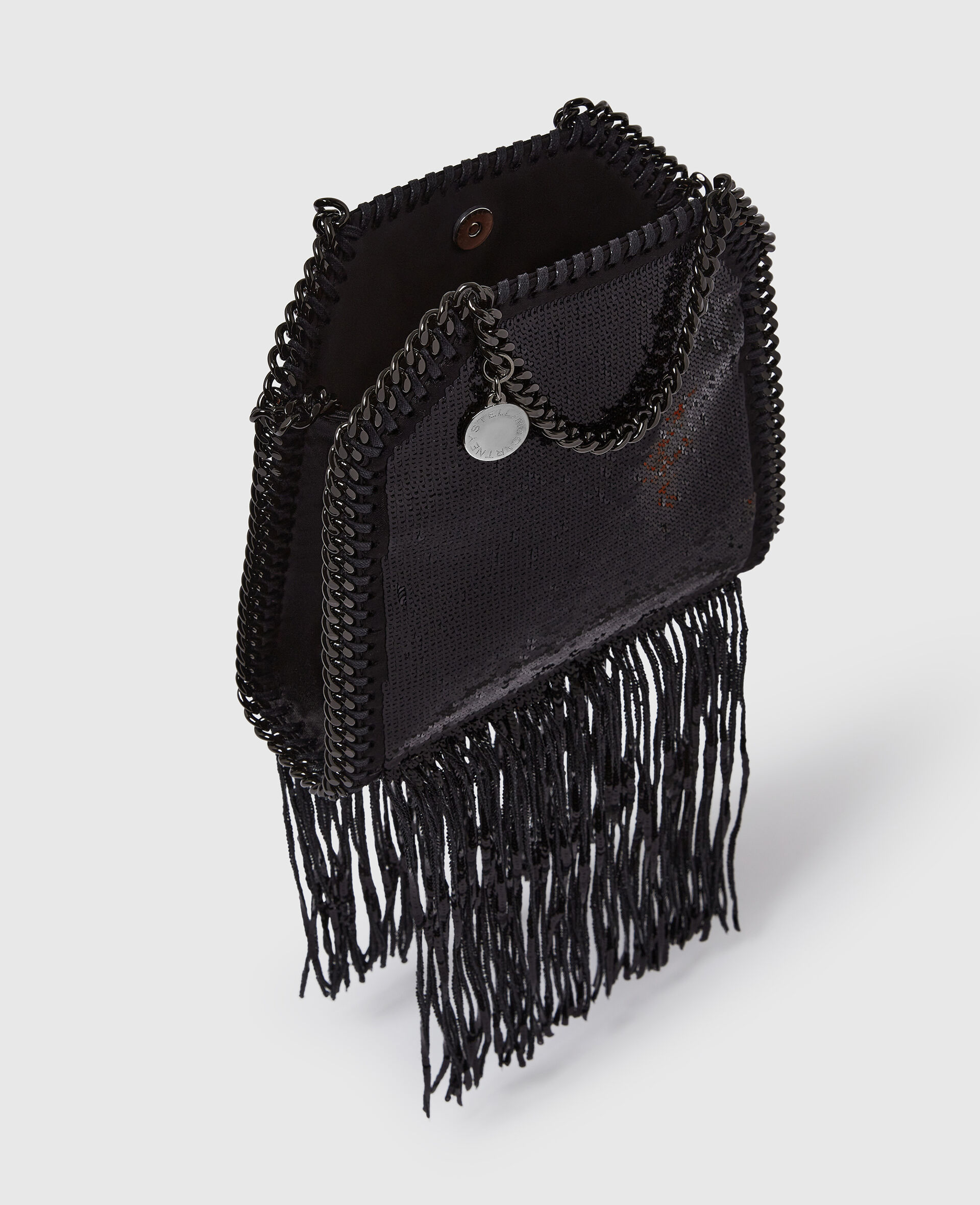Limited-Edition Falabella Sequin Fringe Tiny Tote Bag - Stella McCartney